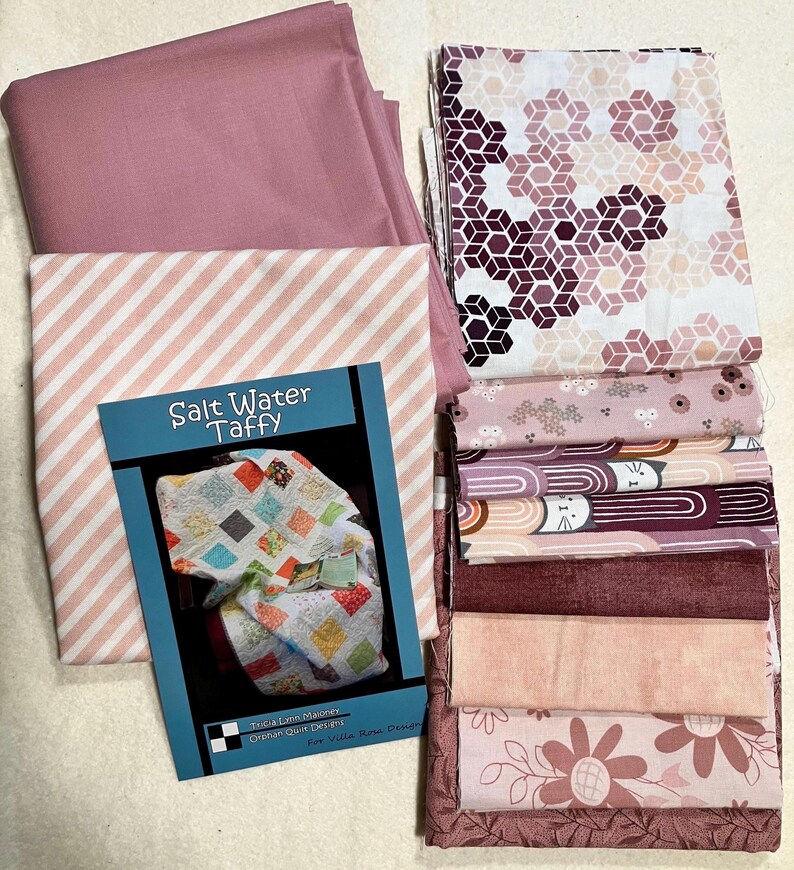 Salt Water Taffy Quilt Kit – Beginner Friendly, Multiple Fabric Options ...