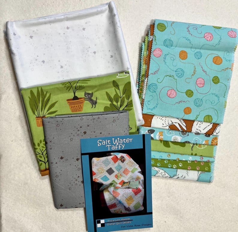 Salt Water Taffy Quilt Kit – Beginner Friendly, Multiple Fabric Options ...