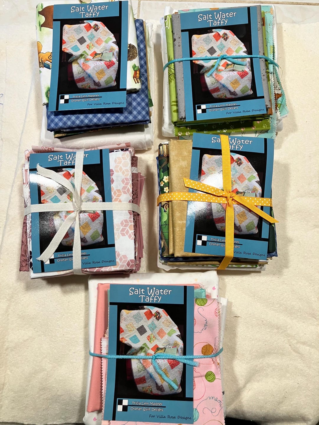 Salt Water Taffy Quilt Kit – Beginner Friendly, Multiple Fabric Options ...