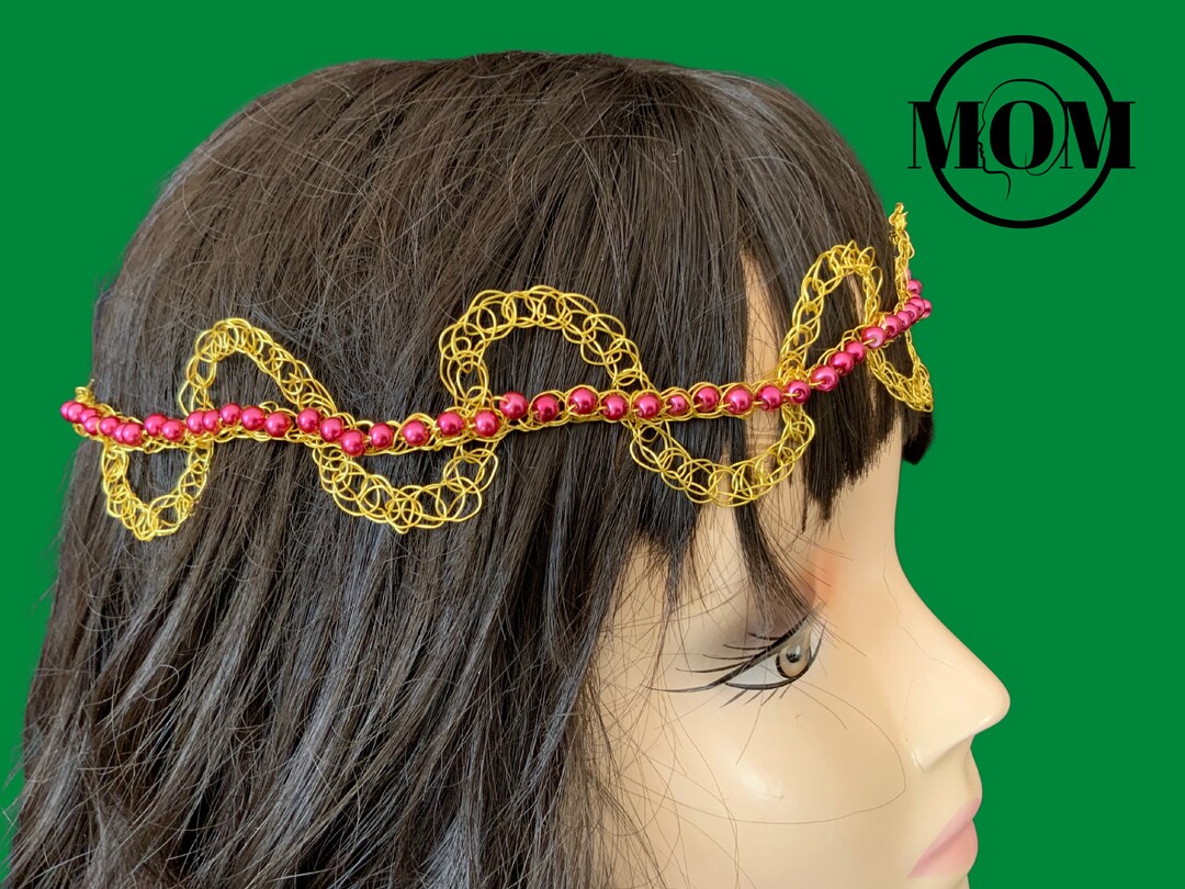 Tudor Crown, Tudor Crown, Crocheted Metal Crown, Elizabethan Crown ...