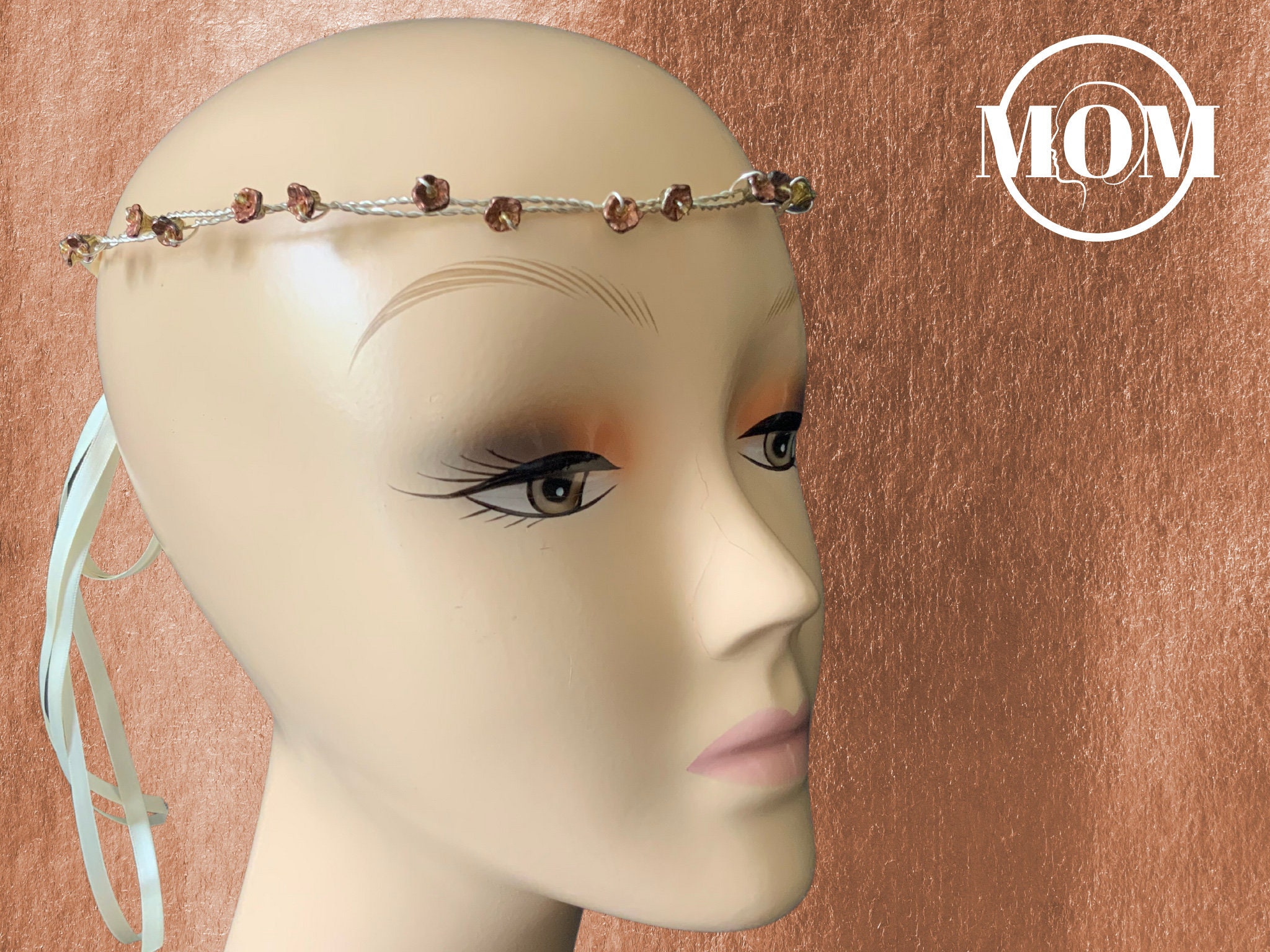 Egyptian Crown, Elven Bride Crown, Copper Bride Crown, Antique Elven ...