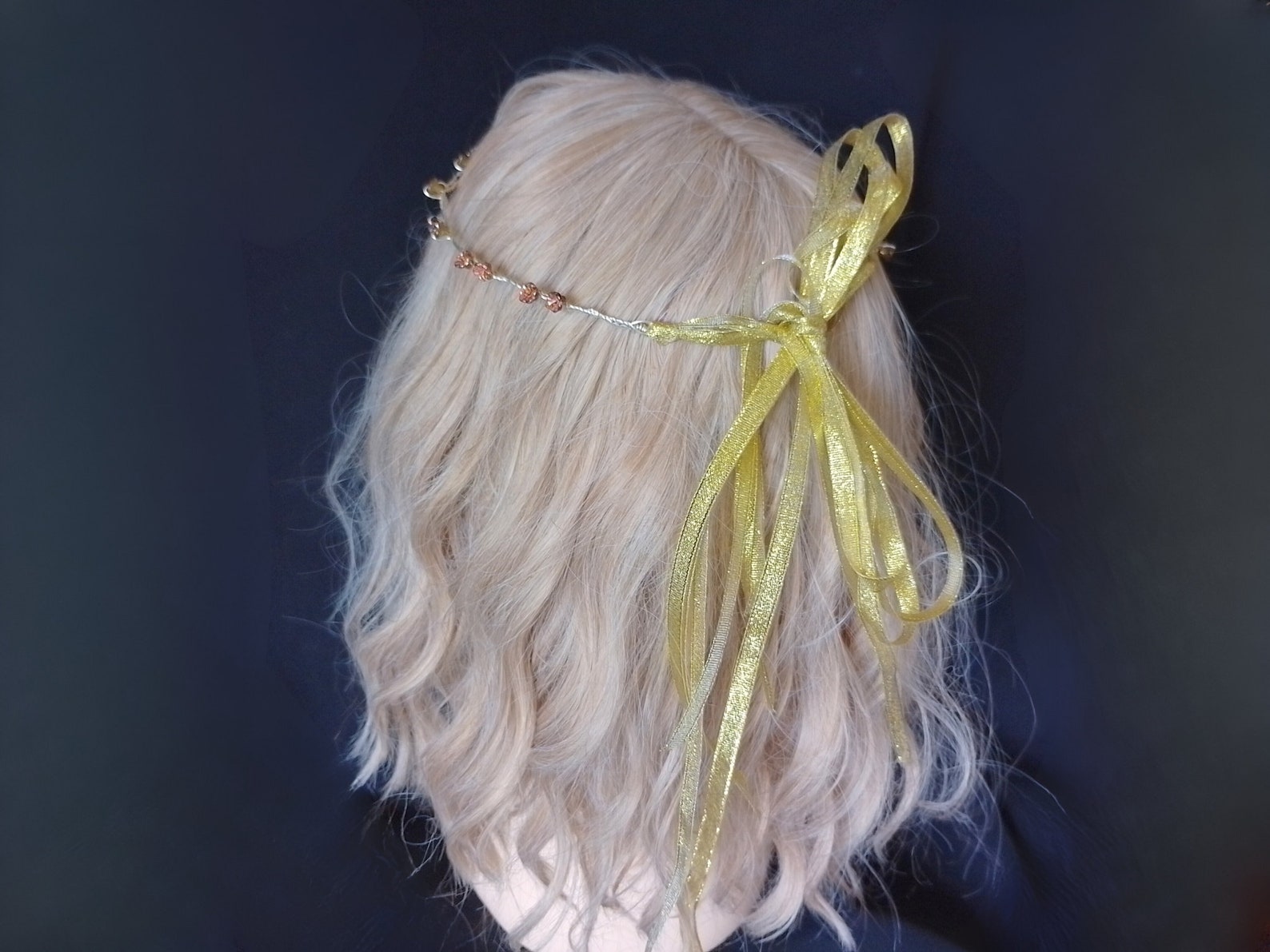 Egyptian Crown, Elven Bride Crown, Copper Bride Crown, Antique Elven ...