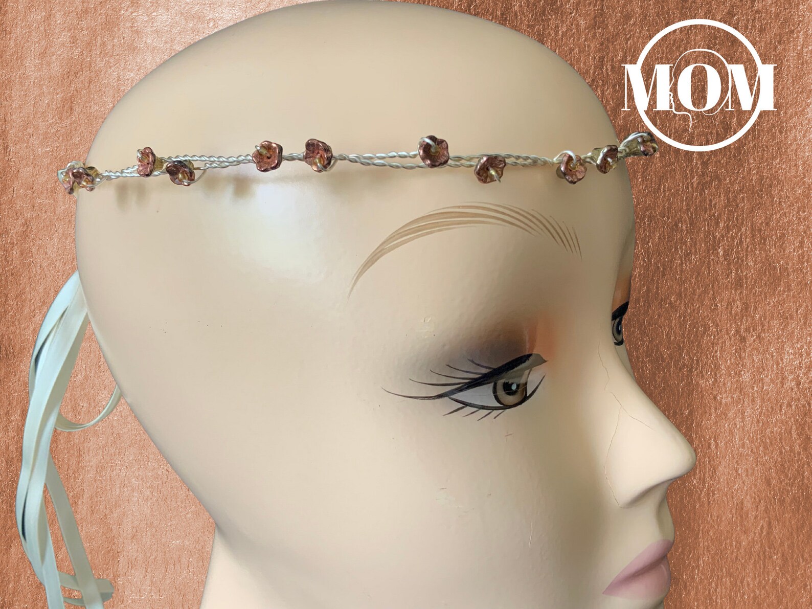 Egyptian Crown, Elven Bride Crown, Copper Bride Crown, Antique Elven ...