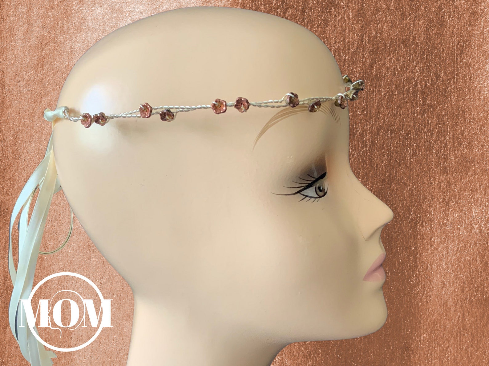Egyptian Crown, Elven Bride Crown, Copper Bride Crown, Antique Elven ...