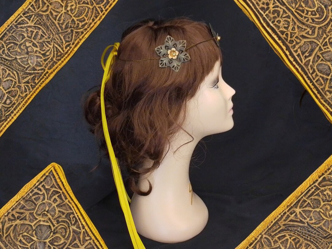 Viking Metal Tiara, Bronze Pagan Crown, Antique Bronze Crown, Filigree ...