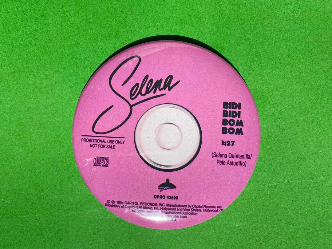 Selena Bidi Bom 3" Handmade Pin – 1994 - Etsy