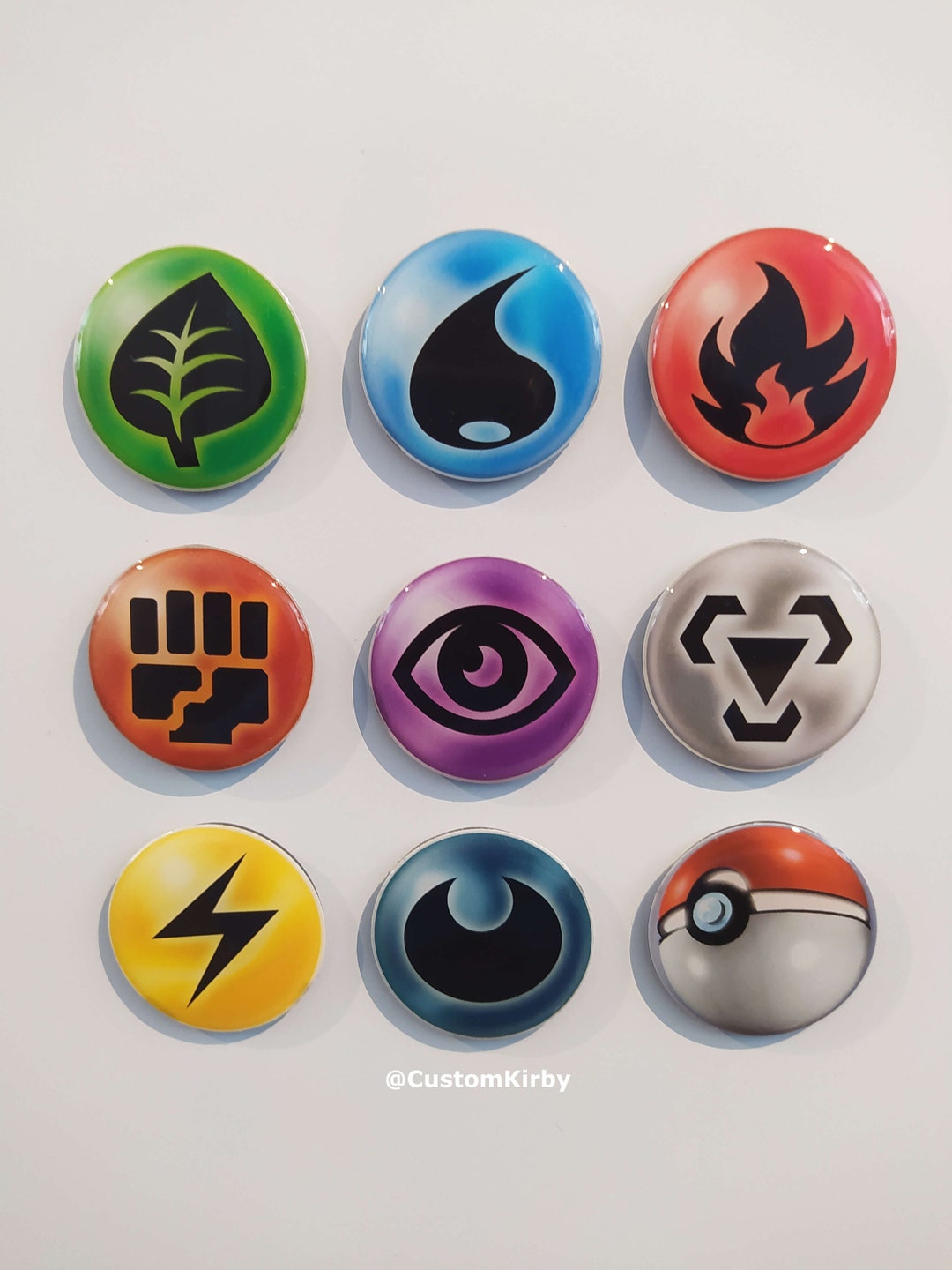 Pokemon Magnets Made From Real Pokémon Cards Christmas - Etsy