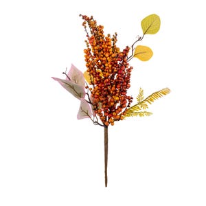 Fall Berry Floral Spray: Autumn Wreath Pick, Thanksgiving Decor - Etsy