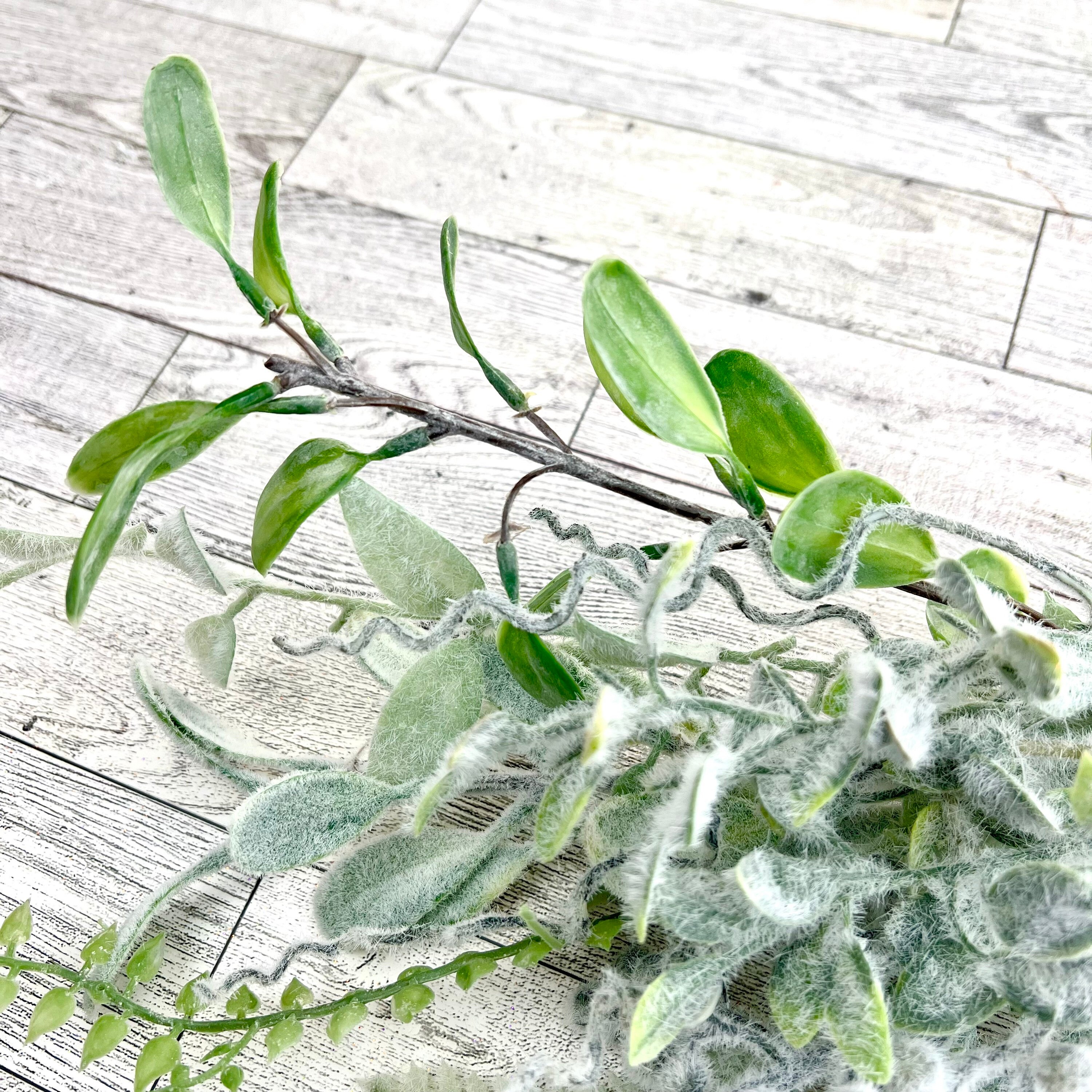 Mixed Leaves Pick Mixed Greenery Pick Artificial Greenery - Etsy