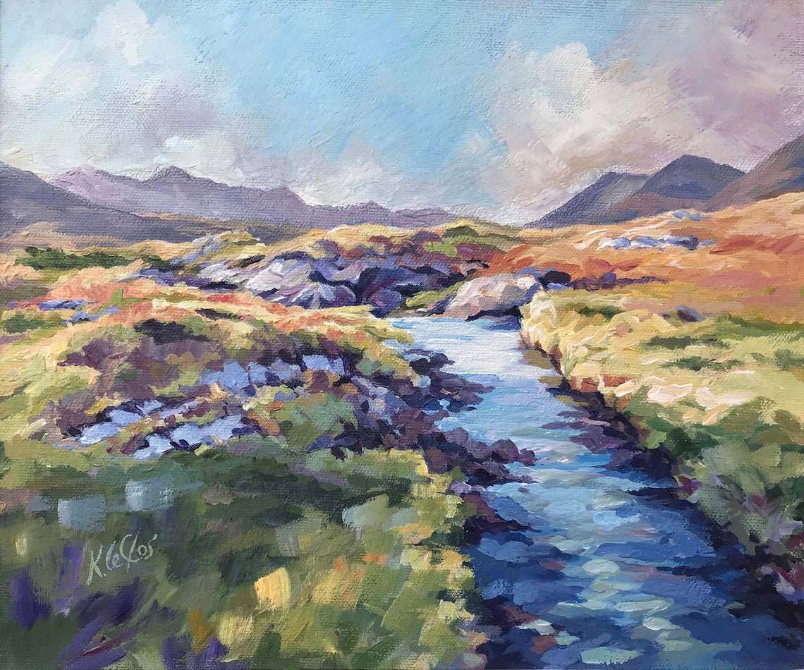 Connemara Landscape, Irish Gift, Irish Art, Giclée Print, Print of ...