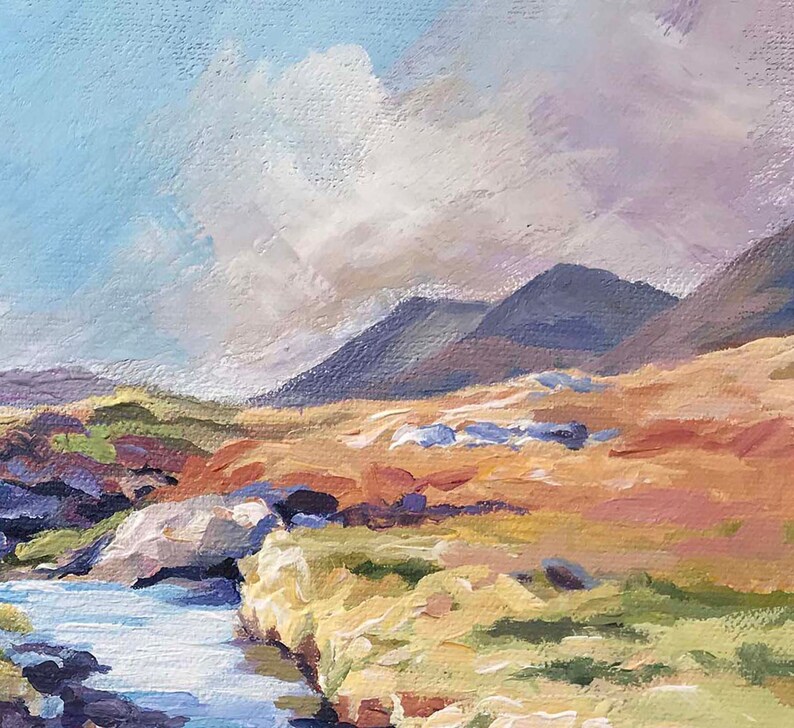 Connemara Landscape, Irish Gift, Irish Art, Giclée Print, Print of ...