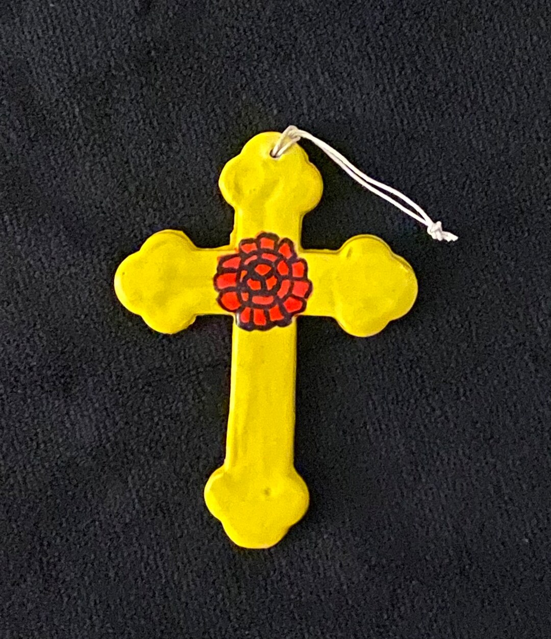 Handmade Ceramic Rosy Cross, Rosicrucian Cross - Etsy