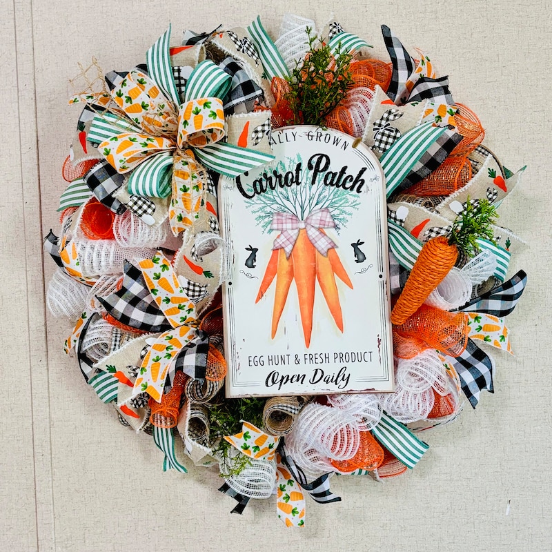 Easter Door Wreath - Etsy