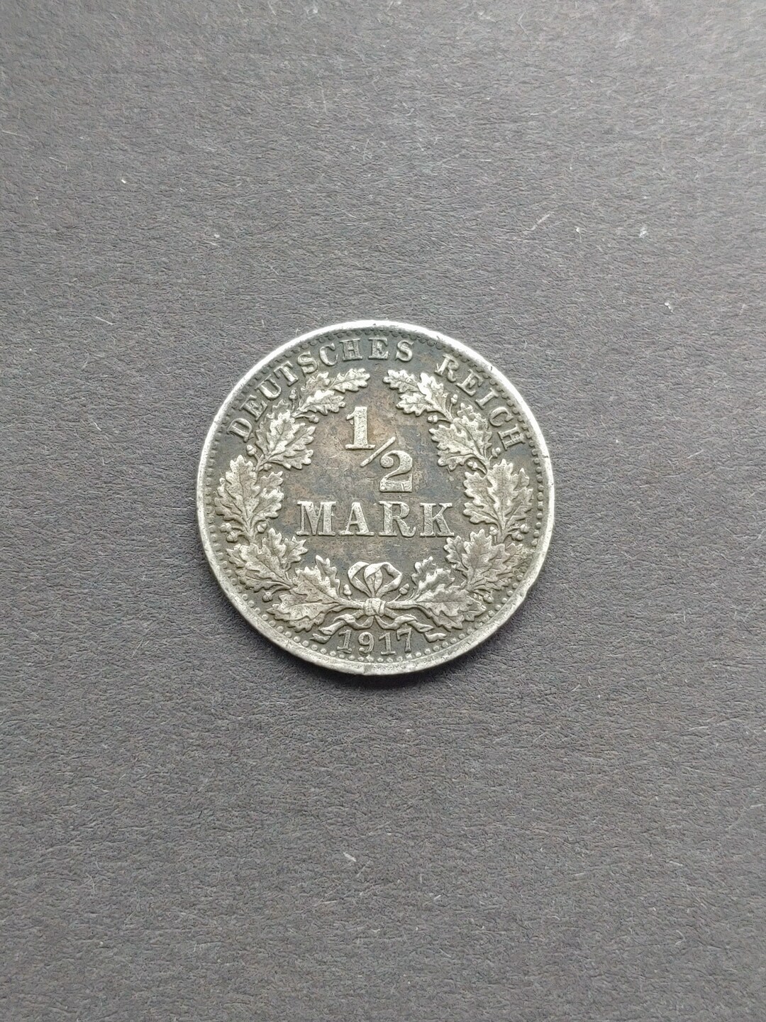 Stunning Silver Germany Half Mark Coin Dated 1917 - Etsy