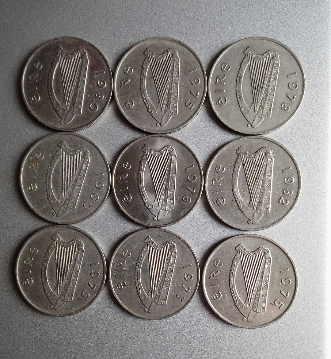 Beautiful Vintage Irish Ten Pence Coin, Celtic Design! - Etsy