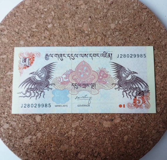 Coins & Money Collectibles Stunning Uncirculated Bhutan Banknote Five ...