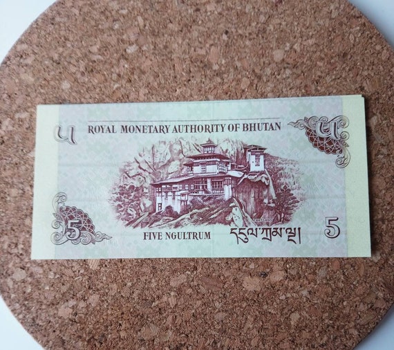Coins & Money Collectibles Stunning Uncirculated Bhutan Banknote Five ...