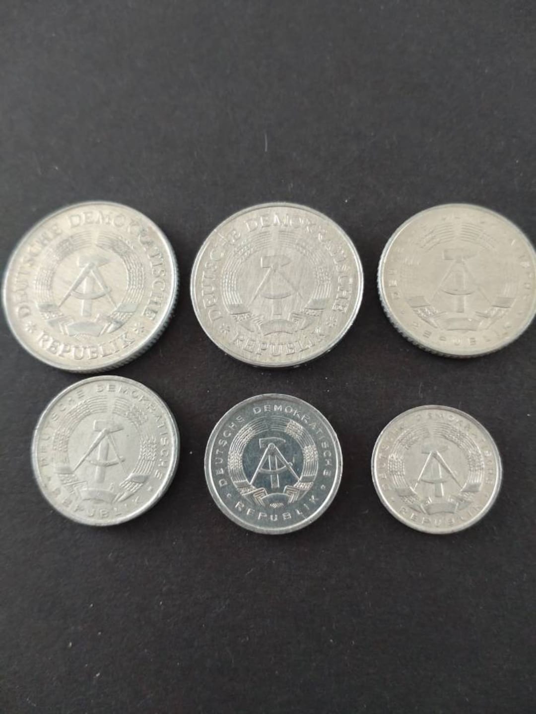 Stunning Communist East Germany Coin Collection, Six Coins! - Etsy