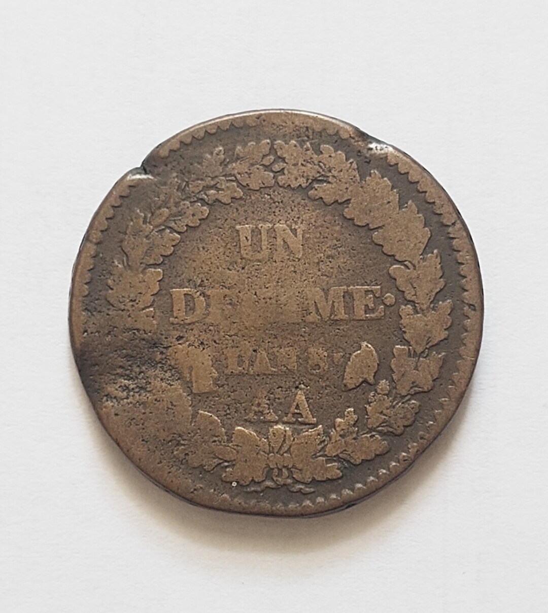 Stunning Large France One Decime Coin Minted 1799, First Republic! - Etsy