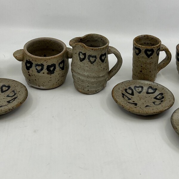 Pottery Tea Set - Etsy