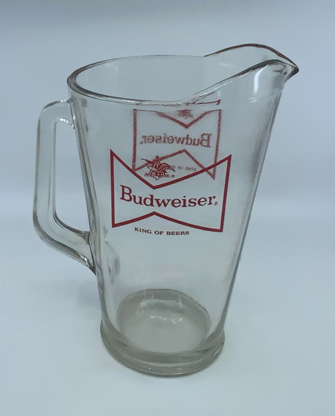Budweiser- Beer- Pitcher- Logo- Advertising- Bar- Restaurant- Heavy ...