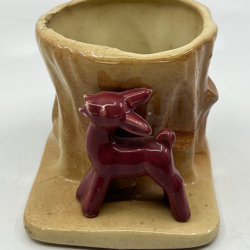 Vintage Pink Pottery Deer - Etsy