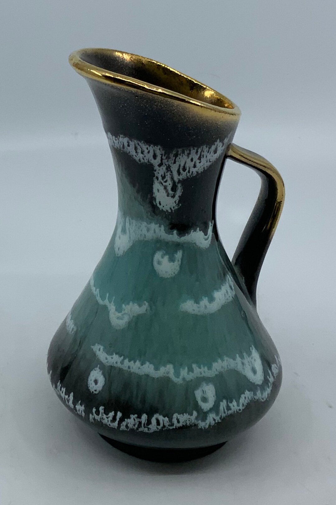 Germany- Pottery- Pitcher- Jug- Miniature- MCM - Etsy