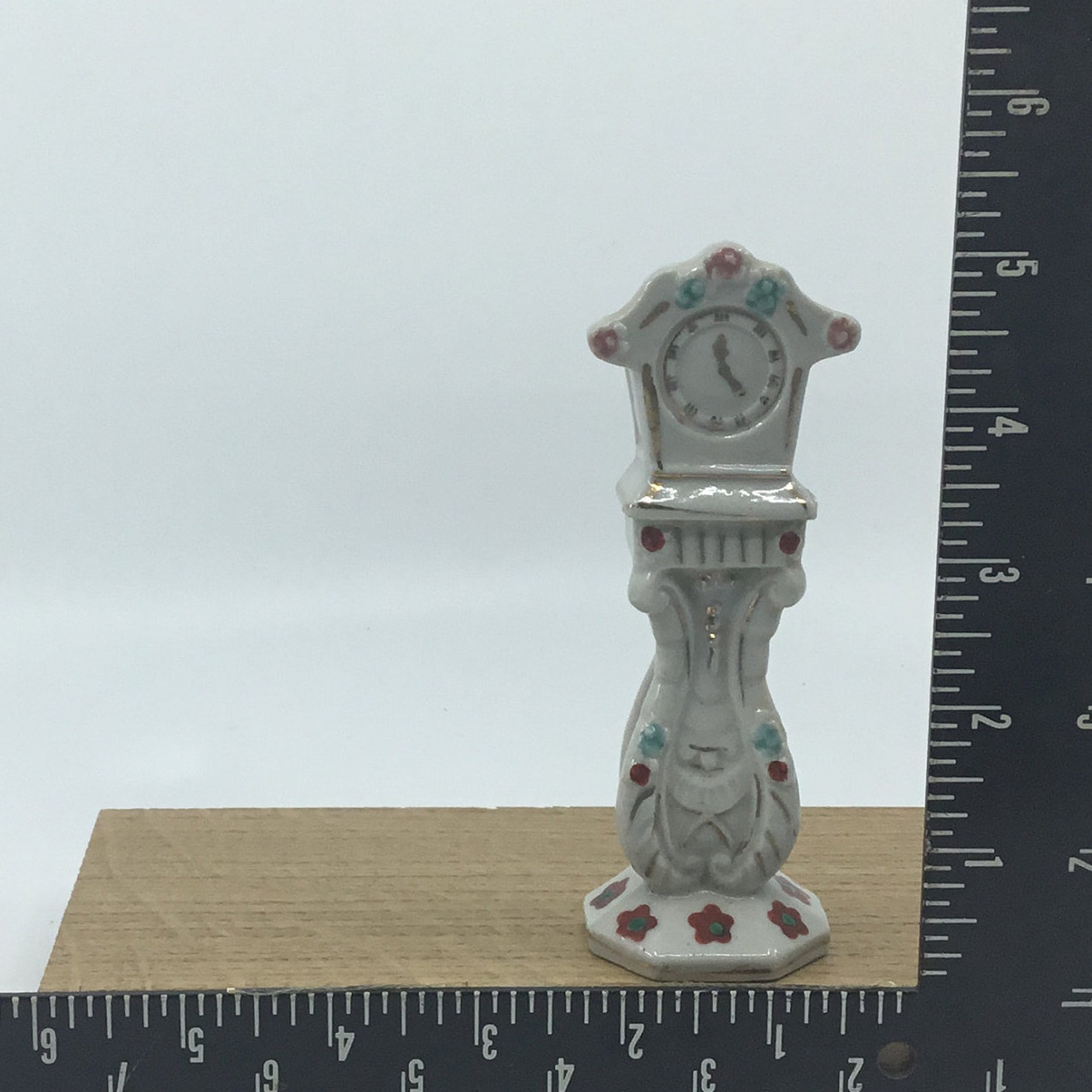 Miniature Grandfather Clock Japan Doll House Collectible - Etsy