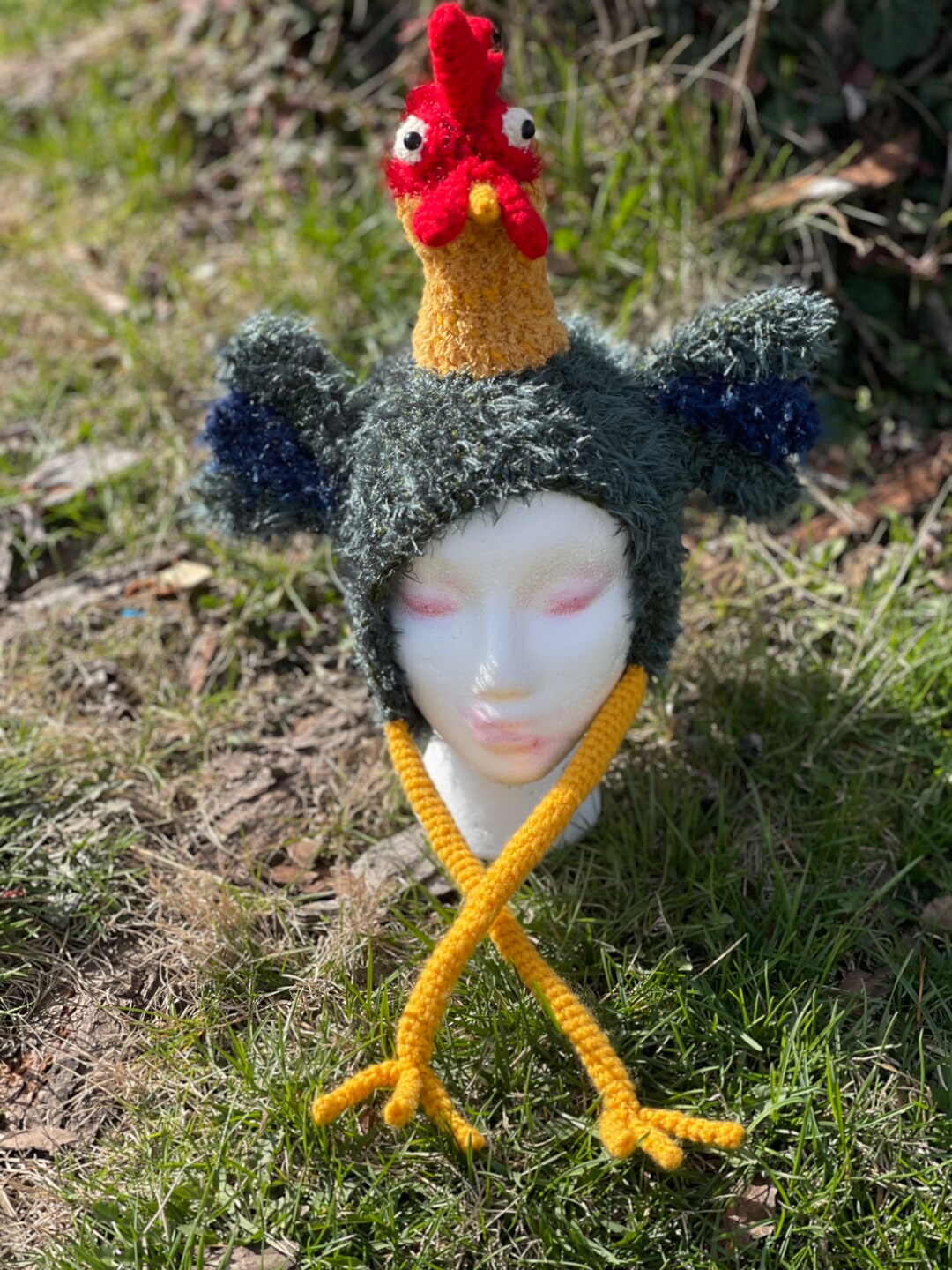 Funny Chicken Hat - Etsy