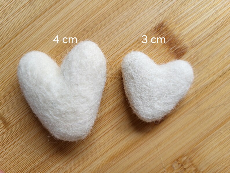 Wool Felt Heart Garland - Children's Room - Girls Room - Pink Hearts ...
