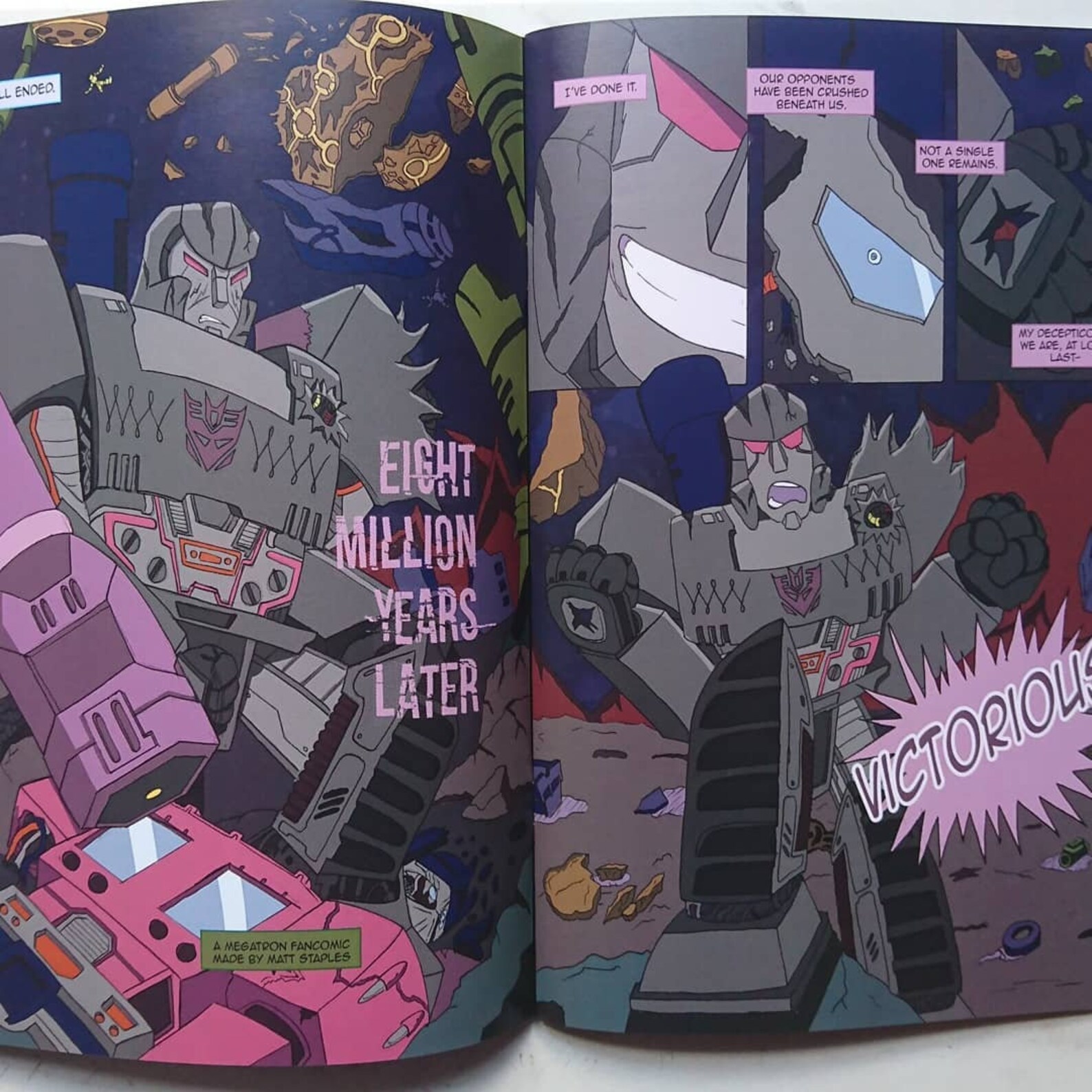 Double Megatron Indie Comic - Etsy