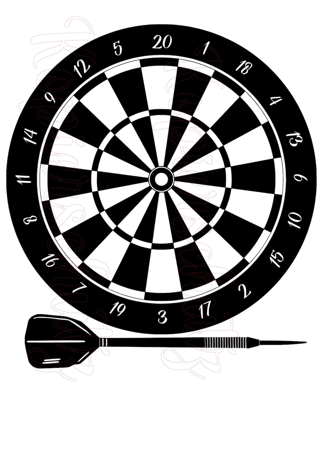 Dartboard Dart Darts Disc Dartboard Arrow SVG,JPEG Studio3 File for ...