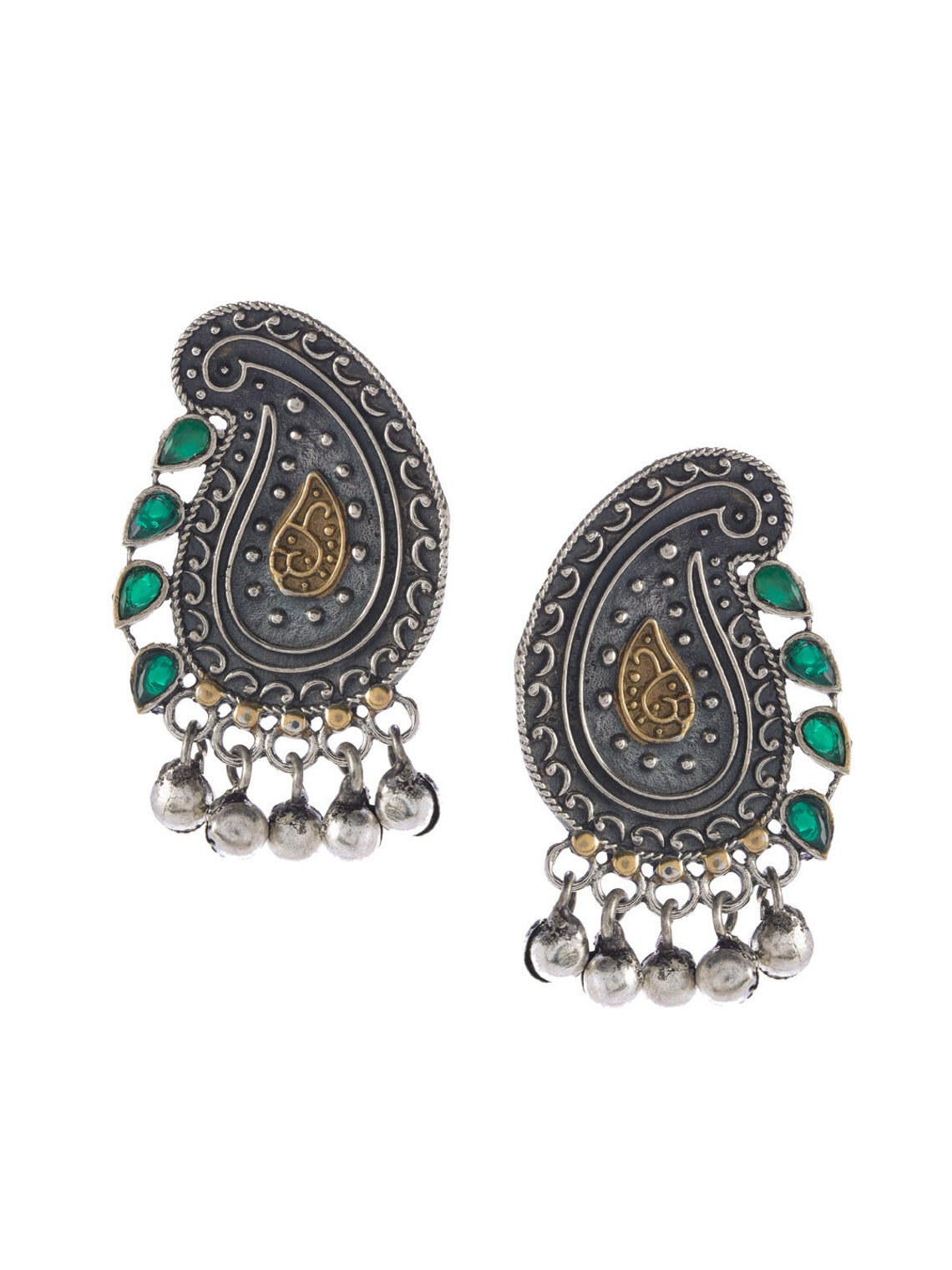 Indian Traditional Kolki Design Wedding Earrings With Ghungroo by ...