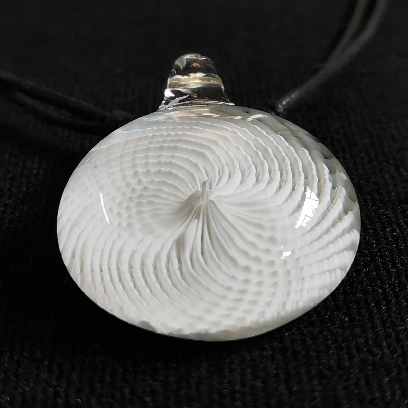 Reticello Glass Pendants Blown Glass Pendant Blown Glass - Etsy