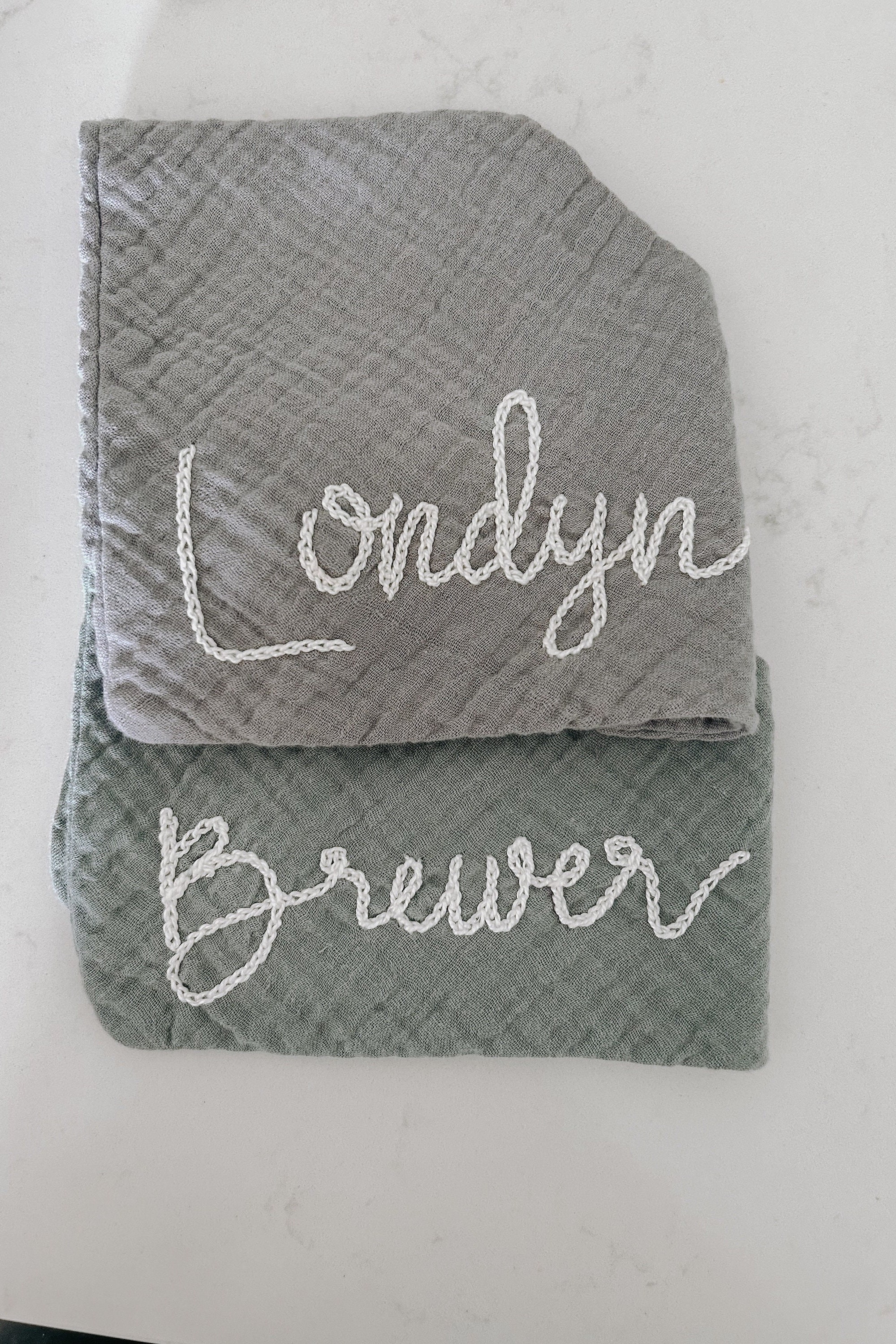 Hand Embroidered Bibs - Etsy