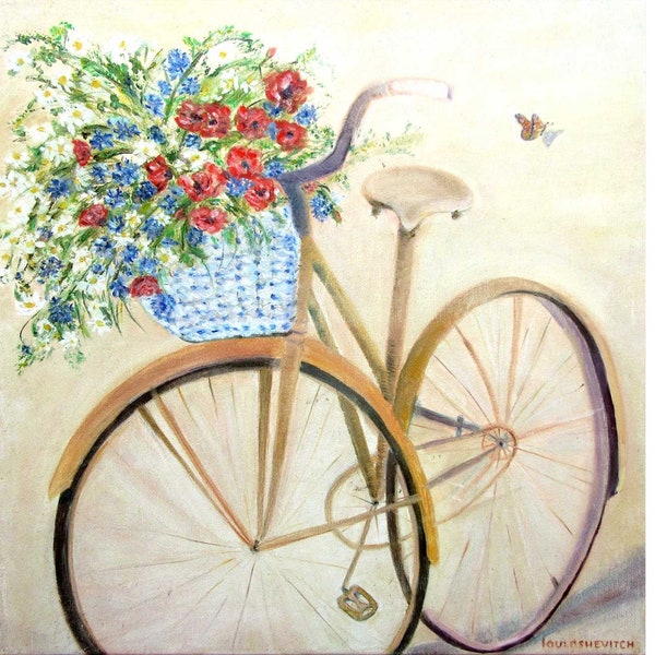 Bike Painting - Etsy