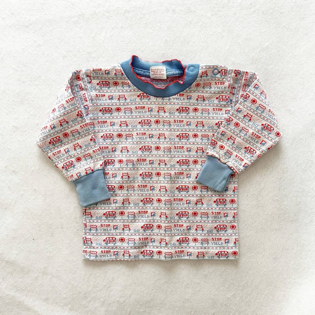 Vintage Buster Brown Traffic Signs Homespun Tee: 12/18m - Etsy