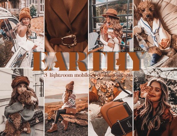 5 Earthy Presets Autumn Fall Brown Fall Filter Seasonal Warm | Etsy
