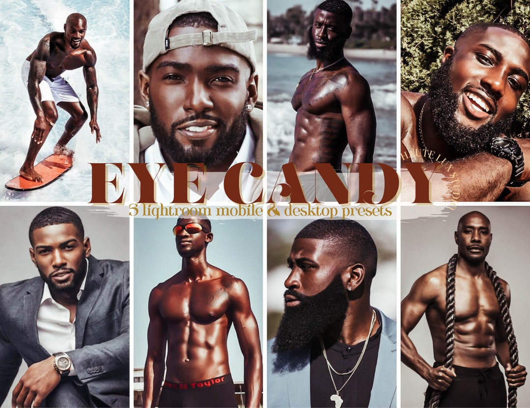 5 Black Male Presets| Best Chocolate Brown Dark Skin Black Blogger ...