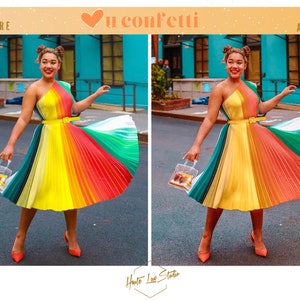 6 Summer Color Pop Lightroom Mobile Presets Best Vibrant - Etsy