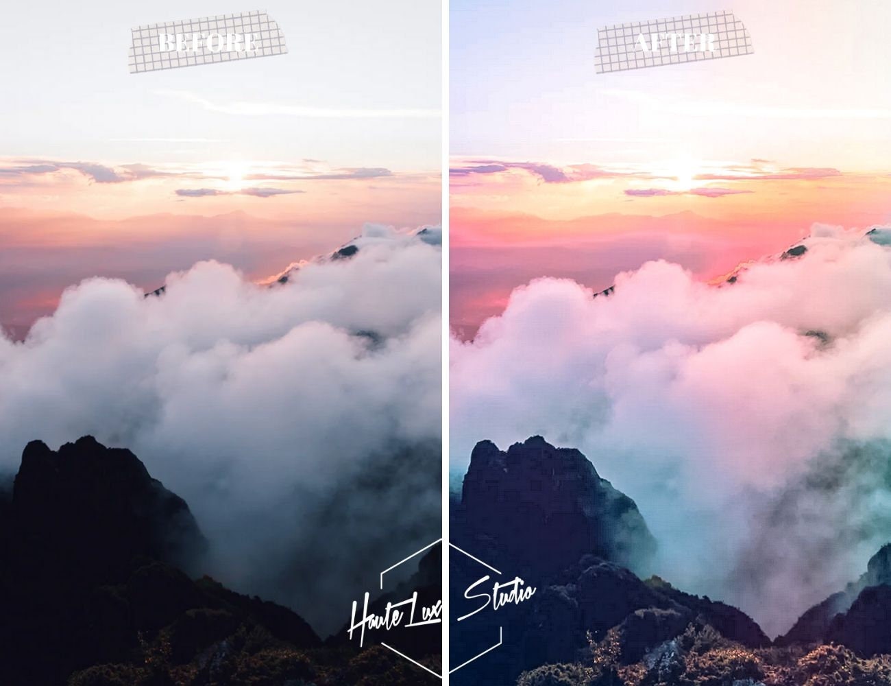 7 SUNSET Mobile Presets Sunrise Presets Golden Hour Presets | Etsy