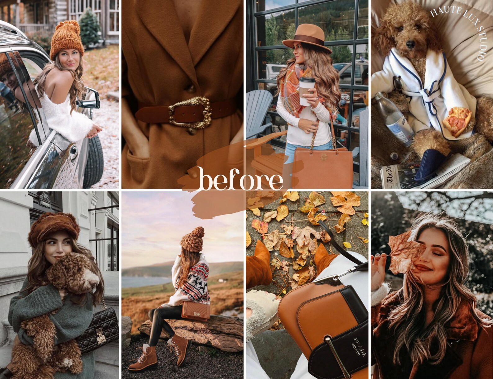 5 Earthy Presets Autumn Fall Brown Fall Filter Seasonal Warm | Etsy