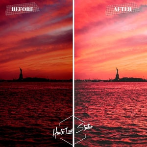 7 SUNSET Mobile Presets Sunrise Presets, Golden Hour Presets, Lifestyle ...