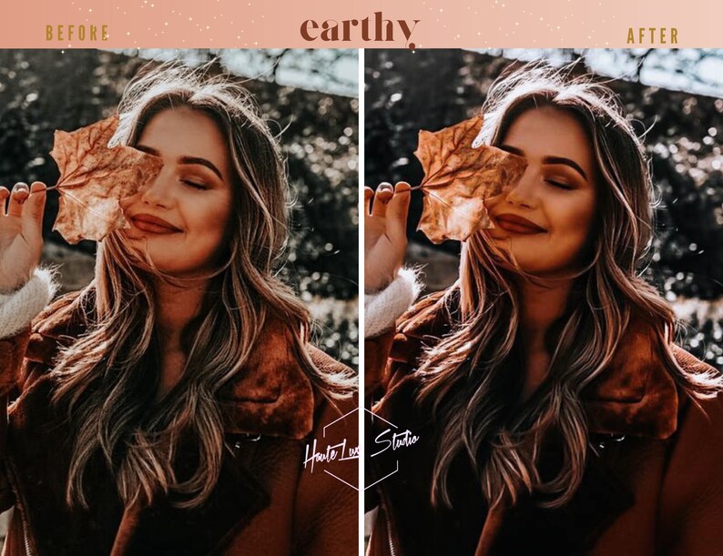 5 Earthy Presets Autumn Fall Brown Fall Filter Seasonal Warm - Etsy