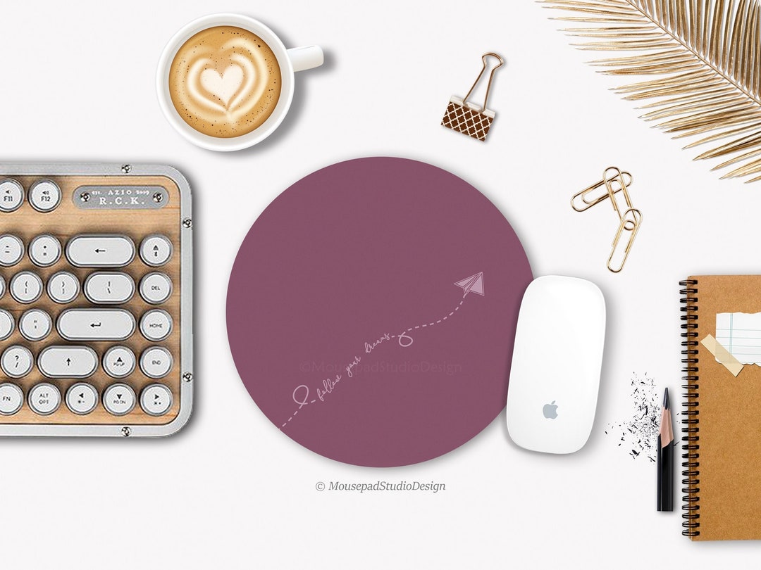 Follow Your Dreams Mouse Pad, Quote Mouse Pad, Follow Your Dreams ...
