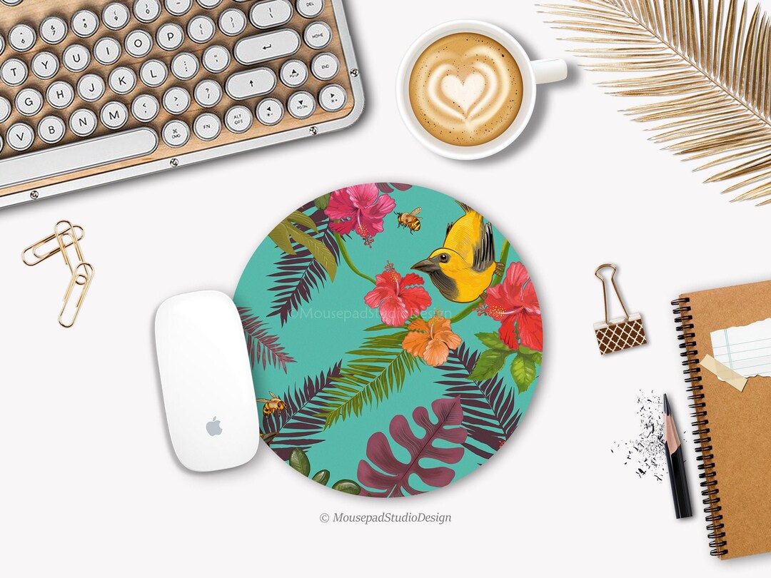 EXOTIC Mouse Pad, Floral Mouse Pad, Tropical Mouse Pad, Original Mouse ...