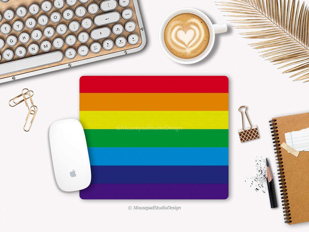 LGBT Mouse Carpet, LGBT Flag, LGBT Symbol, Rainbow Flag, Gift, Office ...
