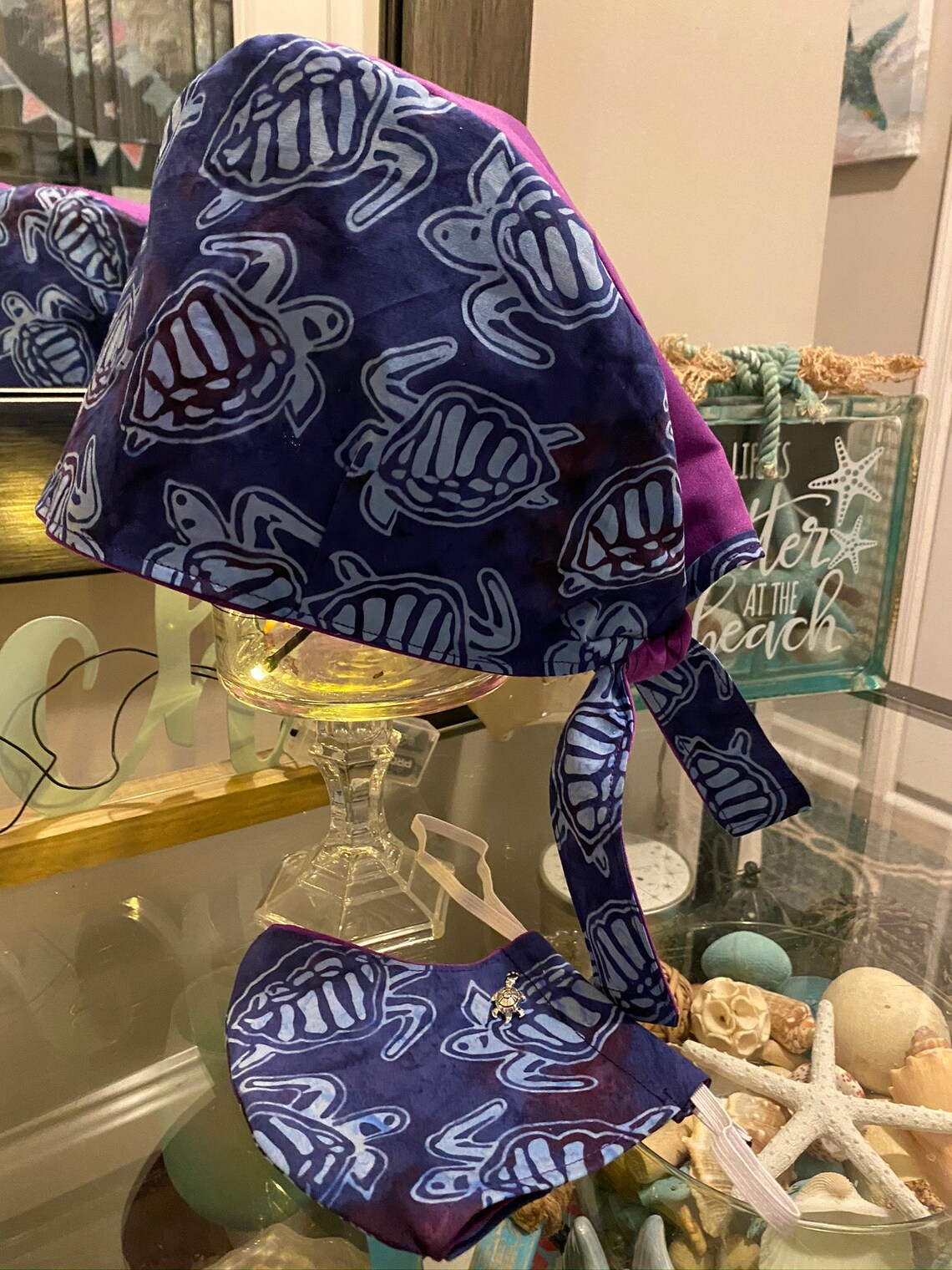 Scrub Cap and Mask Sets - Etsy