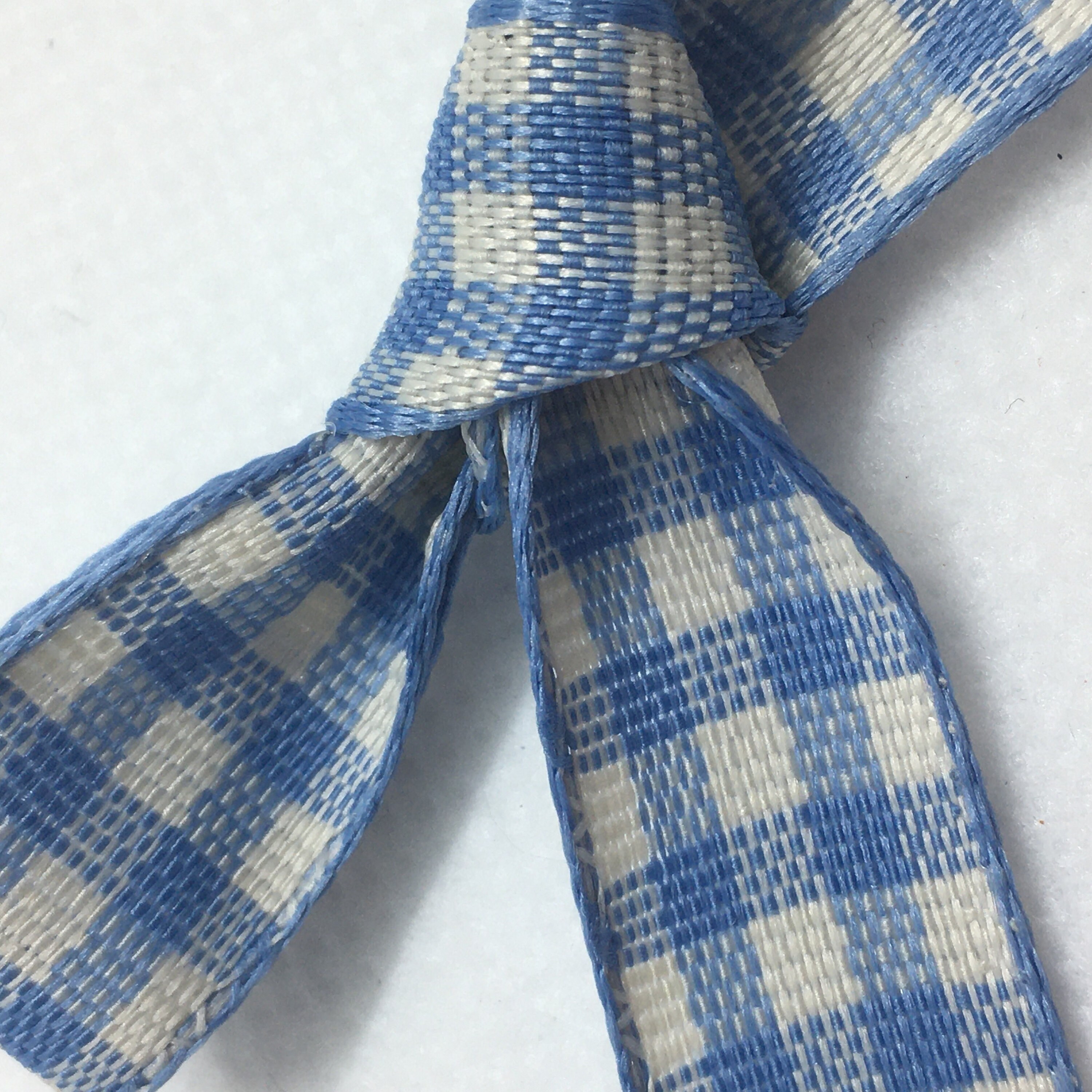 4m Blue Gingham Ribbon from East of India Thin Gingham | Etsy