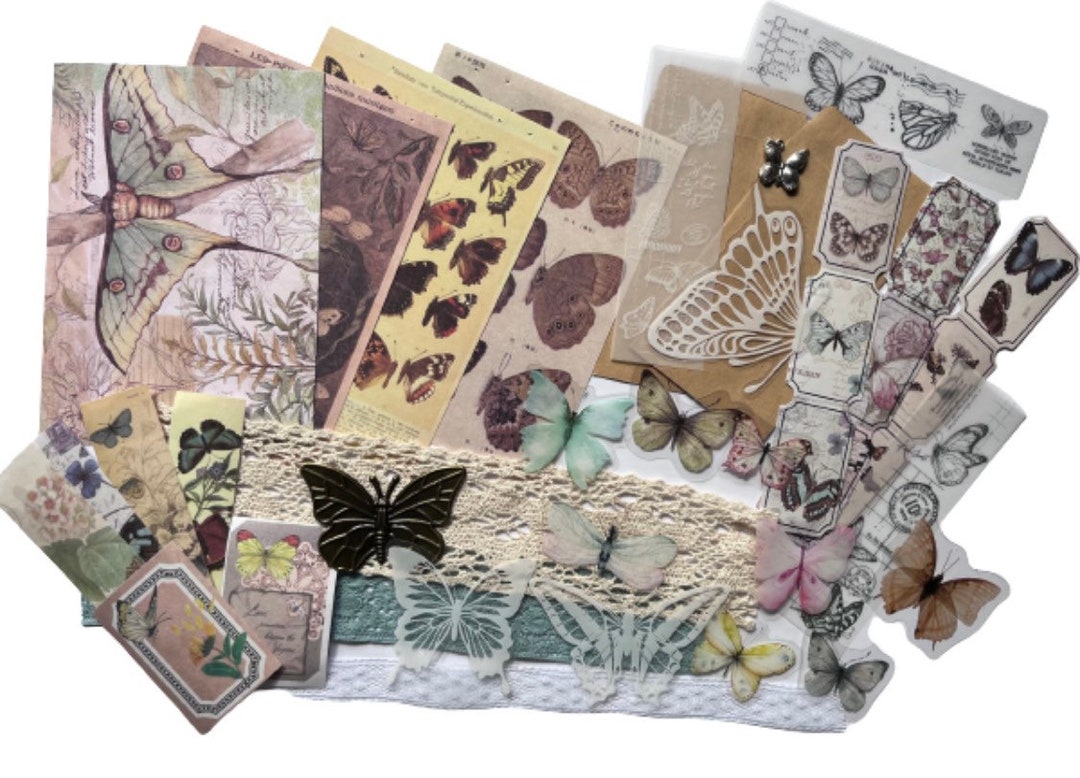Bumper Butterfly Craft Kit for Scrapbooking Butterflies Paper Craft - Etsy
